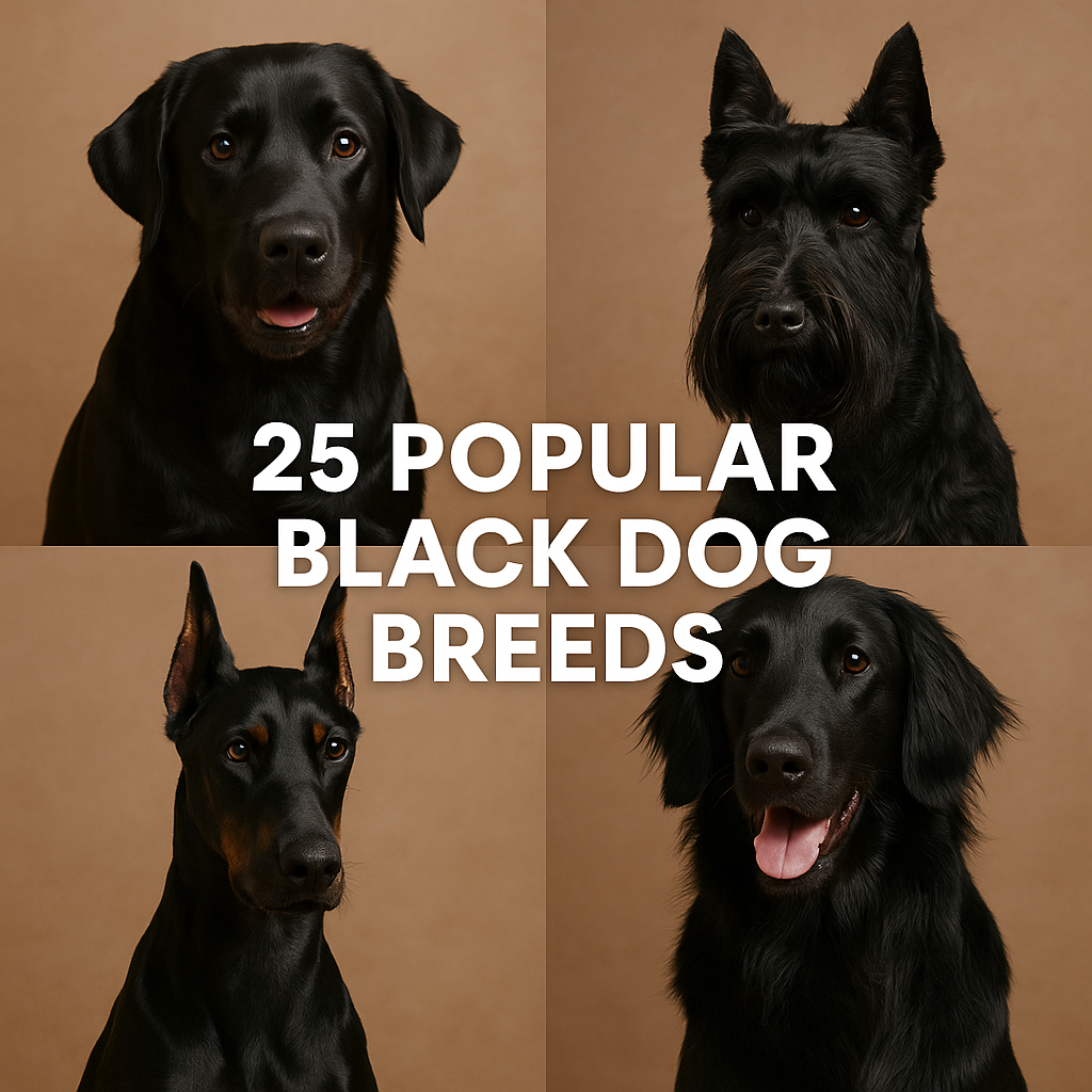 25 Popular Black Dog Breeds: Size, Temperament & Care Guide
