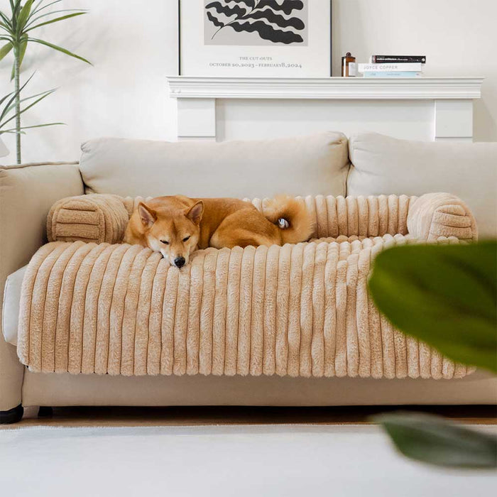 Fluffy Sofa Blanket Furniture Protector Couch Covers for Dog-FUNNYFUZZY