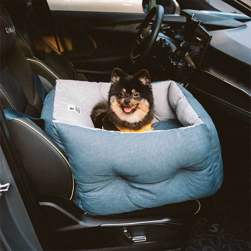 Travel Protection Booster Waterproof Elevated & Thickened Dog Car Seat ...