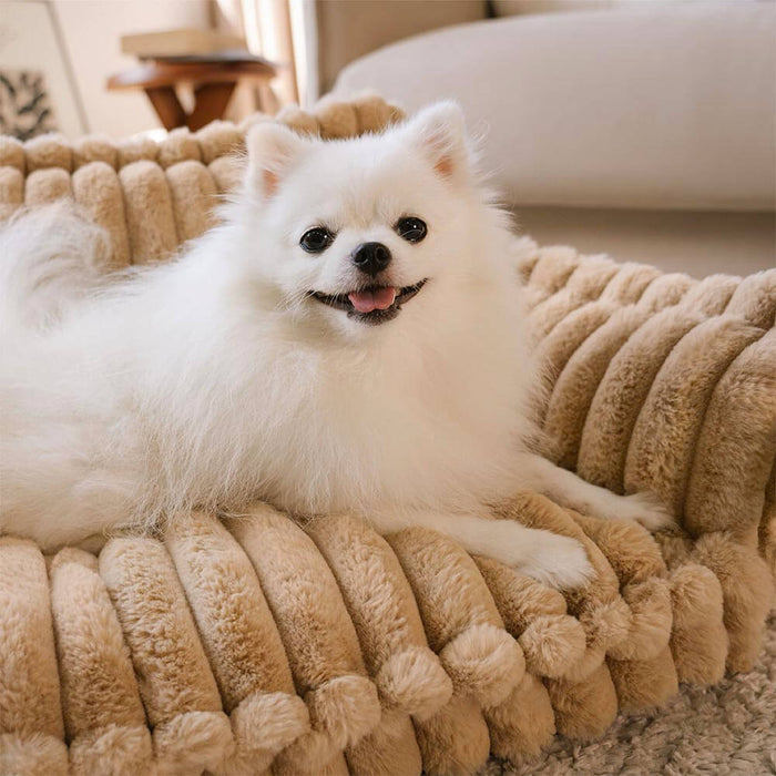 Large Washable Orthopedic Dog Sofa Bed – Snoozy Dream Fluffy Comfort ...