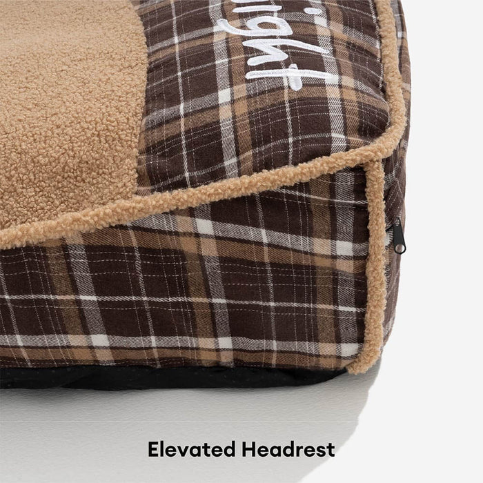 Extra Large Washable Teddy Fluffy Rectangle Dog Bed - Nightnight-FunnyFuzzy