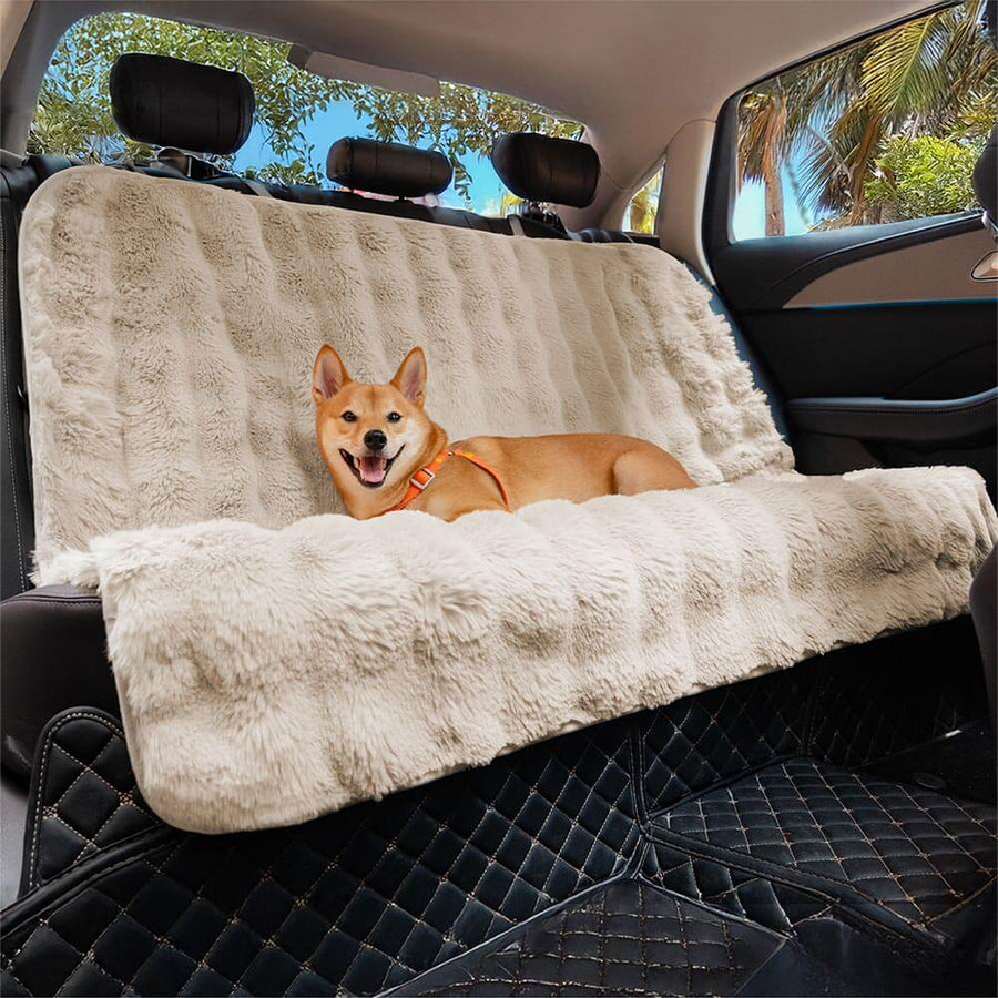 Fluffy Cozy Calming Pet Blanket Car Seat Protector Cover- Surestep ...
