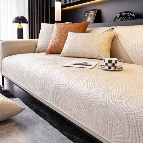 Leather Couch Covers | Stylish & Durable Sofa Covers | FunnyFuzzy