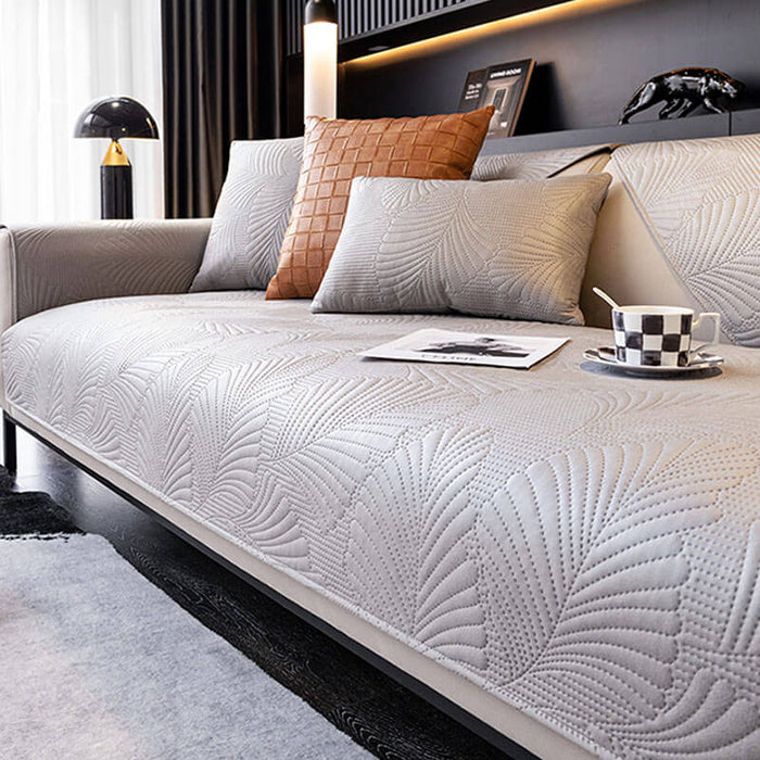 Leather Couch Covers | Stylish & Durable Sofa Covers | FunnyFuzzy