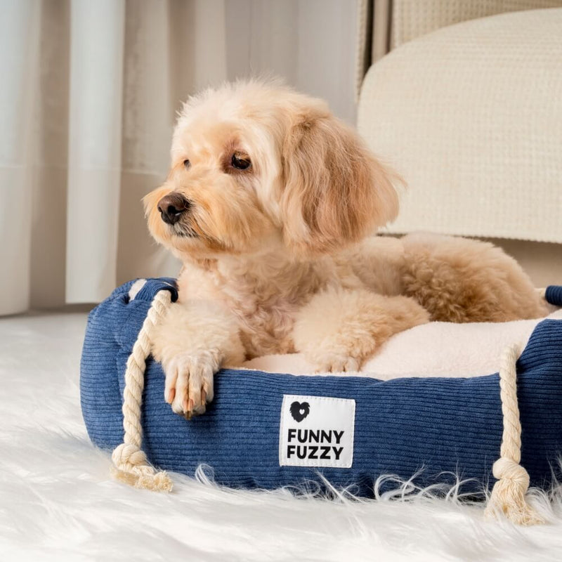 Chew-Resistant Pet Bed with Adjustable Drawstring - Perfect for Dogs ...