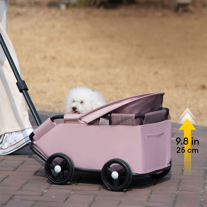 Lightweight Compact Foldable Small Dogs Pet Stroller with Sunshade ...