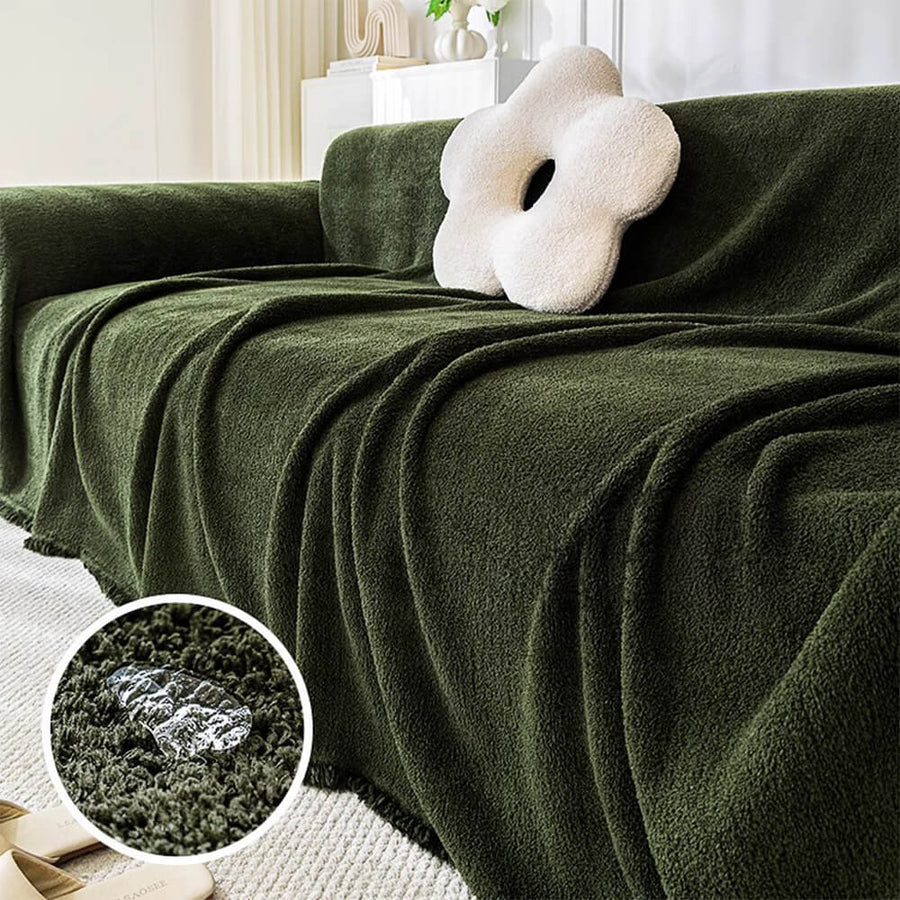 Soft Plush Water-resistant Multi-Purpose Furniture Protection Couch ...