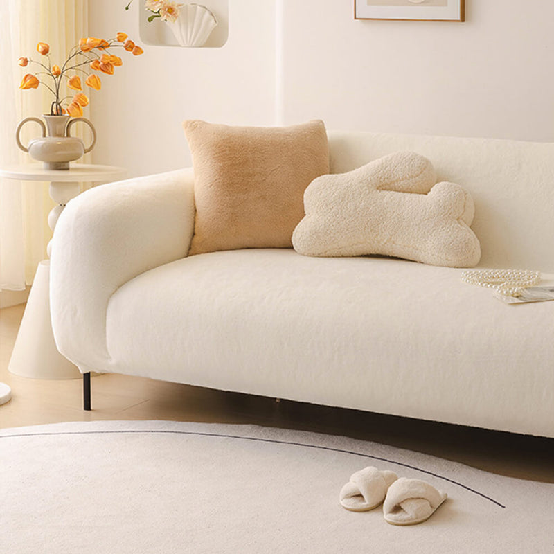Ultra Soft Skin Friendly Plush Full Coverage Sofa Protector Couch Cover ...