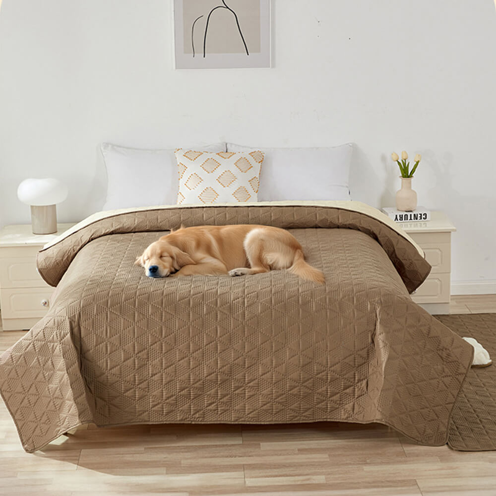 Waterproof Non-Slip Geometric Embossed Multi-Purpose Pet Mat Mattress ...