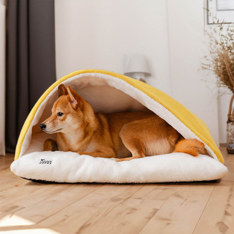 Extremely Soft Fuzzy Puppy Sleeping Bag Dog Bed - FunnyFuzzy