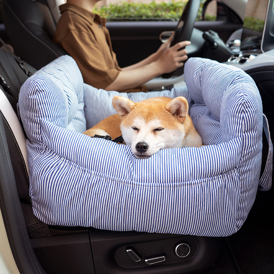 Portable Leisure Outing Pet Bolster Large Dog Car Seat Bed - FunnyFuzzy