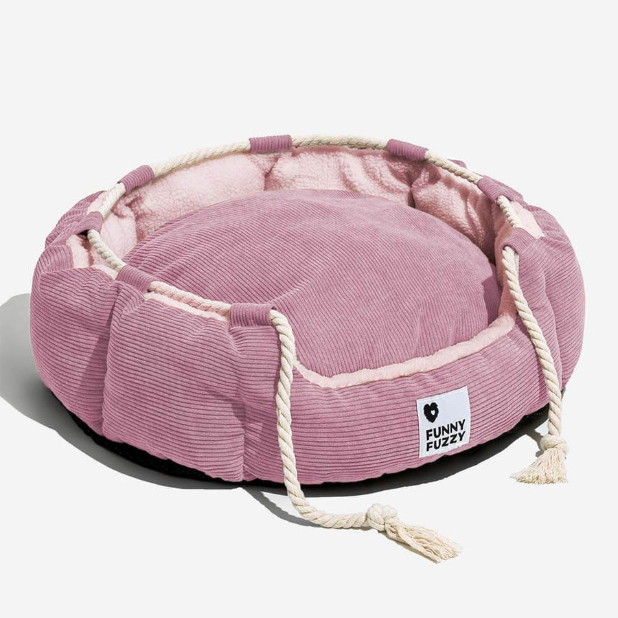 Chew-Resistant Pet Bed with Adjustable Drawstring - Perfect for Dogs ...