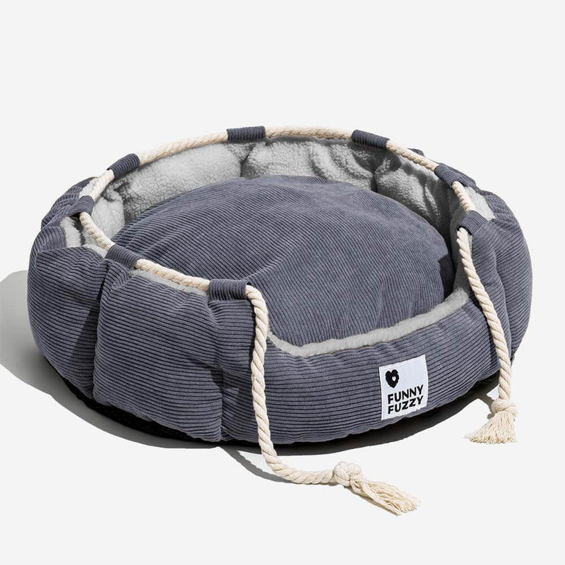 Chew-Resistant Pet Bed with Adjustable Drawstring - Perfect for Dogs ...