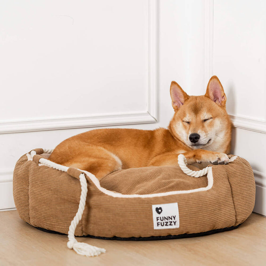 Chew-Resistant Pet Bed with Adjustable Drawstring - Perfect for Dogs ...
