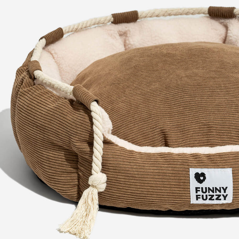 Chew-Resistant Pet Bed with Adjustable Drawstring - Perfect for Dogs ...