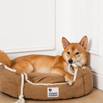 Chew-Resistant Pet Bed with Adjustable Drawstring - Perfect for Dogs ...