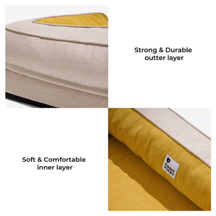 Ultimate Lounger Full Support Comfortable Orthopedic Dog Sofa Bed ...