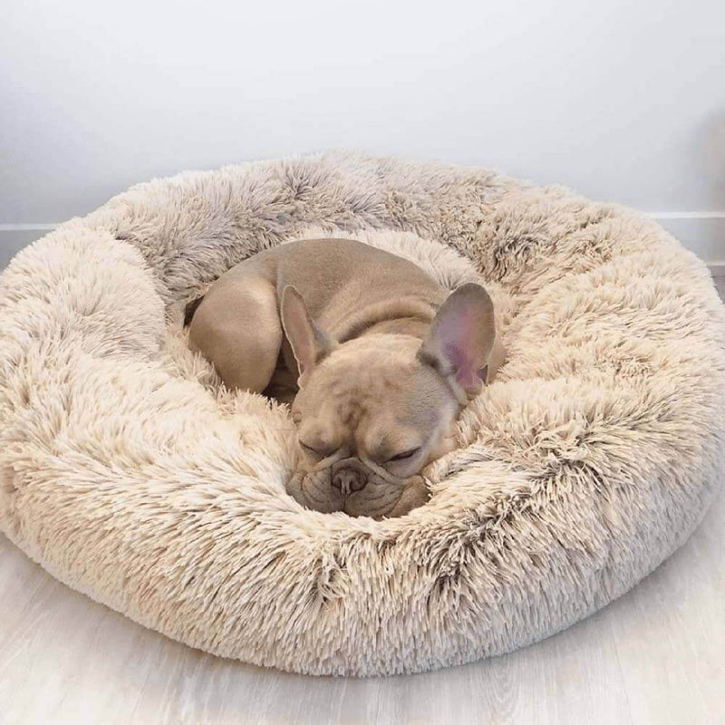 Fuzzy Round Dog Bed - Soft & Cozy Sleep for Your Pet | FunnyFuzzy