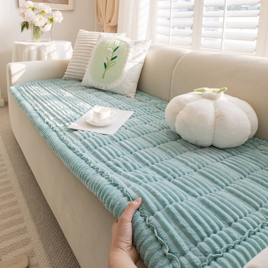 Lazy Soft Flannel Breathable Pet Mat Non-slip Couch Cover - FUNNYFUZZY
