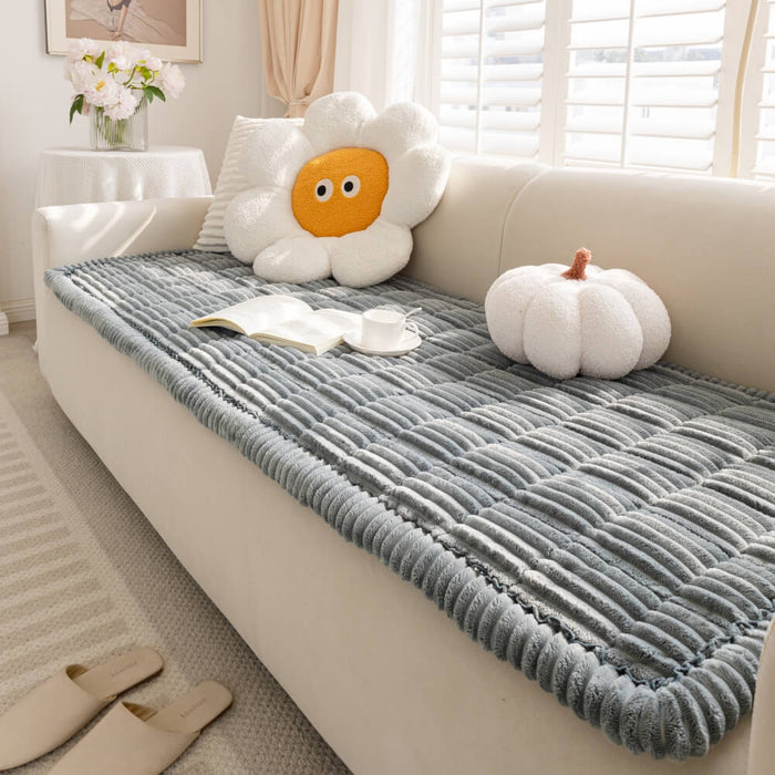 Lazy Soft Flannel Breathable Pet Mat Non-slip Couch Cover - FUNNYFUZZY