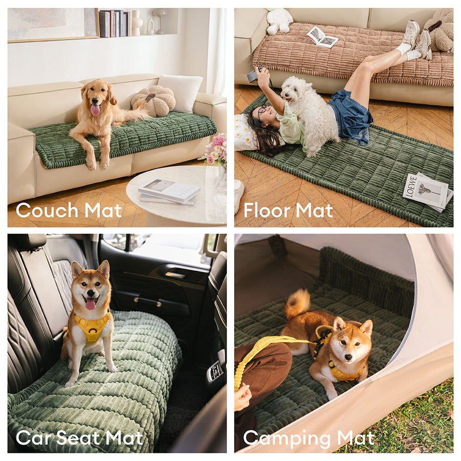 Lazy Soft Flannel Breathable Pet Mat Non-slip Couch Cover - FUNNYFUZZY