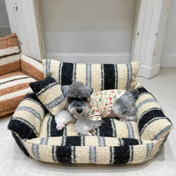 Lazy Holiday Plush Cozy Dog & Cat Sofa Bed - FunnyFuzzy