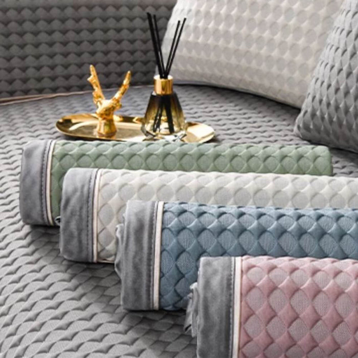 Luxury Solid Color Ice Silk Sofa Protection Anti-scratch Cooling Couch ...