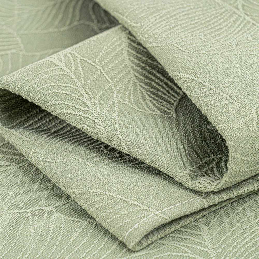 Luxury Solid Color Leaf Textured Jacquard Sofa Protector Couch Cover ...