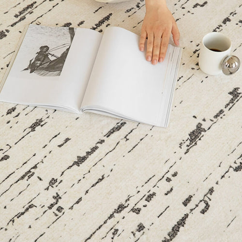 Modern Plush Faux Cashmere Area Living Room Decor Rug - FUNNYFUZZY