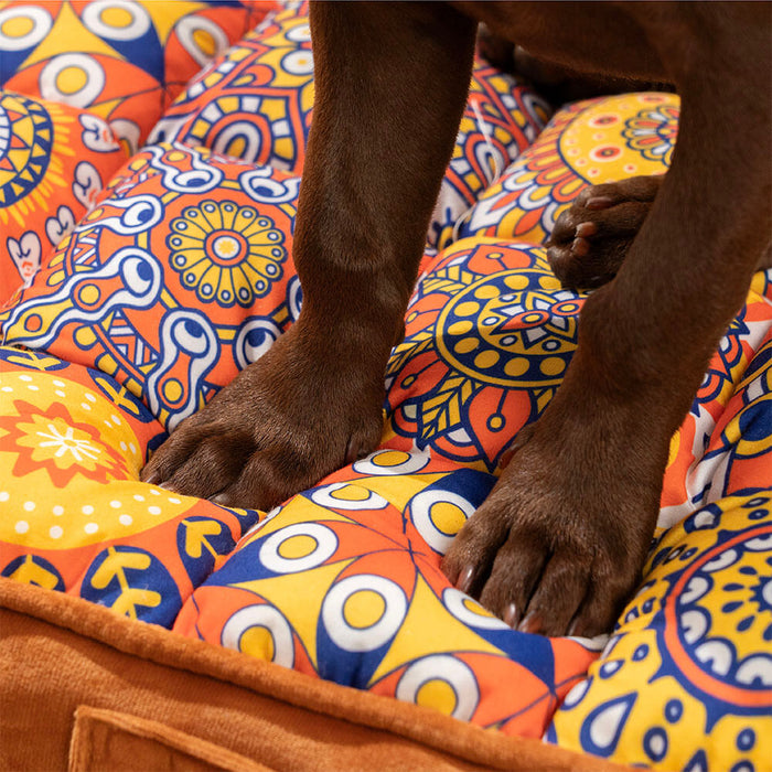 Moroccan Full Support Thickened Comfortable Orthopedic Pillow Dog Bed ...
