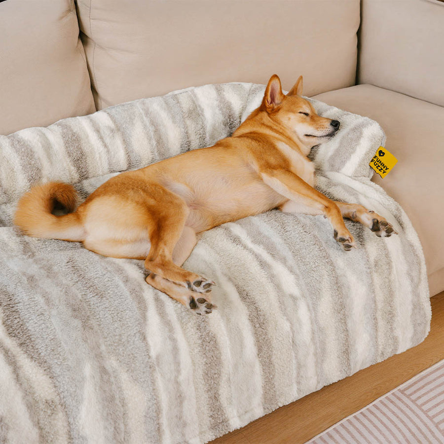Nordic Plush Sofa Protector Dog Mat - PawLounge - FUNNYFUZZY