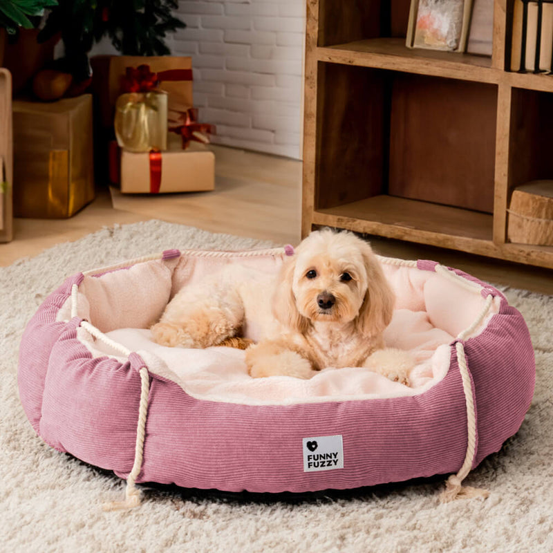 Chew-Resistant Pet Bed with Adjustable Drawstring - Perfect for Dogs ...