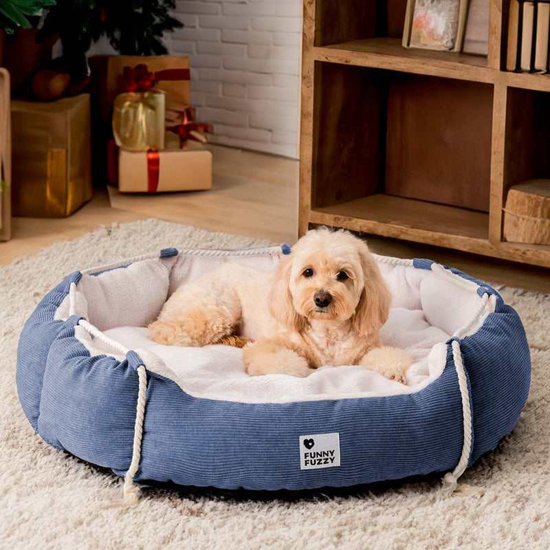 Chew-Resistant Pet Bed with Adjustable Drawstring - Perfect for Dogs ...