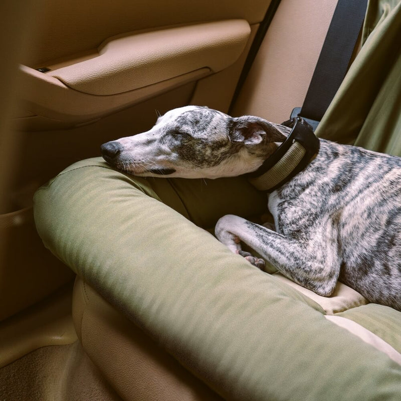 Travel Bolster Safety Back Seat Large Dog Car Seat Bed - Chessboard ...