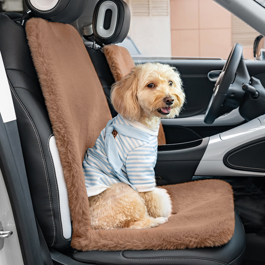 Warm Plush Universal Human Dog Car Seat Cover - FunnyFuzzy