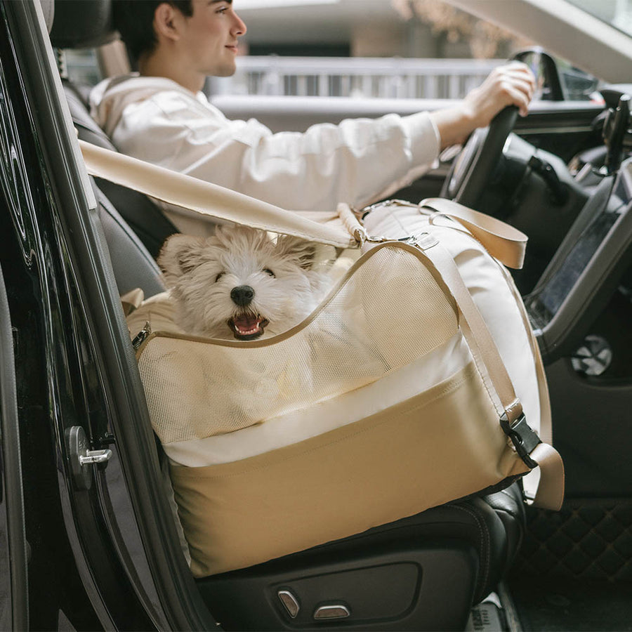 Dog Car Seat Sunshade - Pup Rover Waterproof Breathable Sun Safety Pro