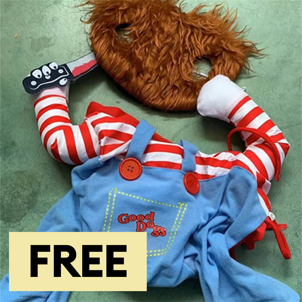 Horror Chucky Halloween Dog Costume