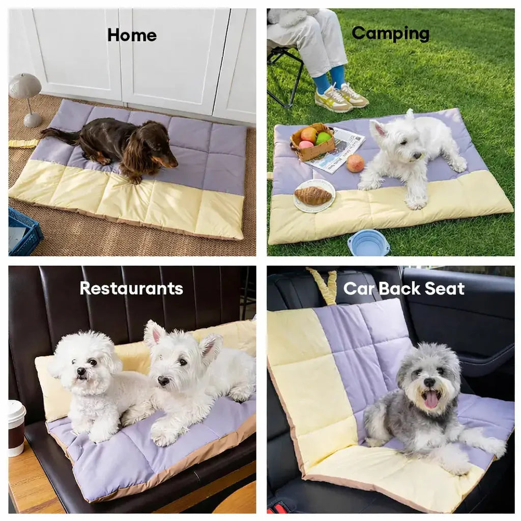 Portable Foldable Double-Sided Water-Repellent Dog Mat for Outdoor ...