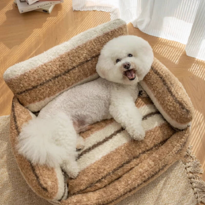 Lazy Holiday Plush Cozy Dog & Cat Sofa Bed - FunnyFuzzy