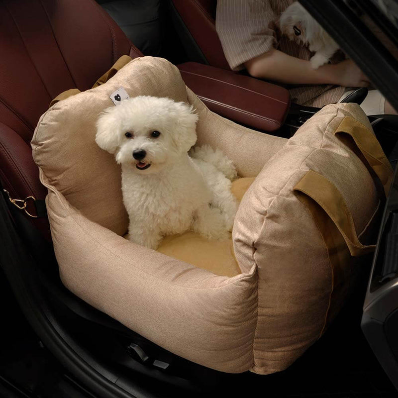 First-Class Dog Car Seat Bed – Travel in Comfort and Safety | FunnyFuzzy