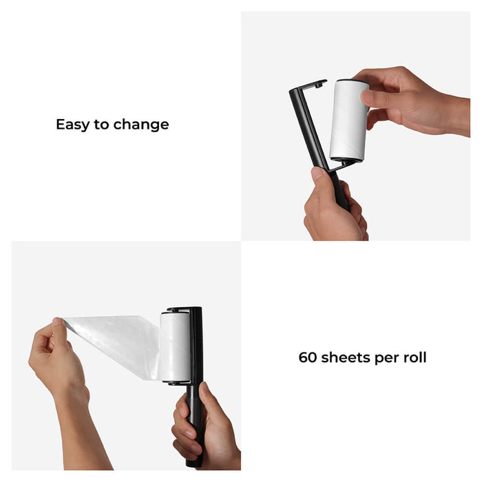 Cylinder Vertical Pet Sticky Hair Lint Roller - FunnyFuzzy