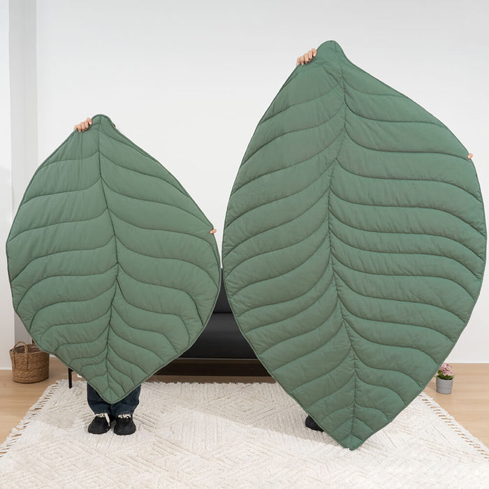 Super Large Leaf Shape Human Mat Dog Blanket - FunnyFuzzy