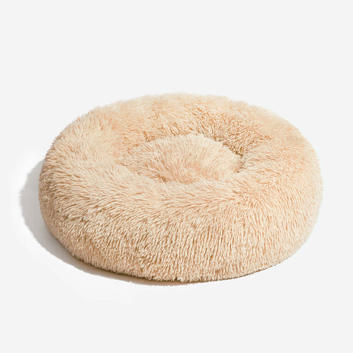 Fuzzy Round Dog Bed - Soft & Cozy Sleep for Your Pet | FunnyFuzzy